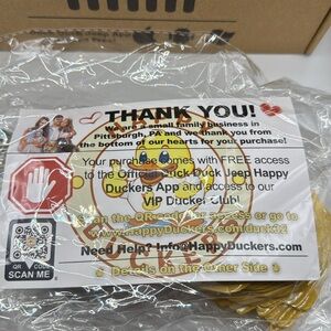 Jeep | Other | Nib Jeep Happy Duckers Get Duckin Kit Duck Duck Jeep ...
